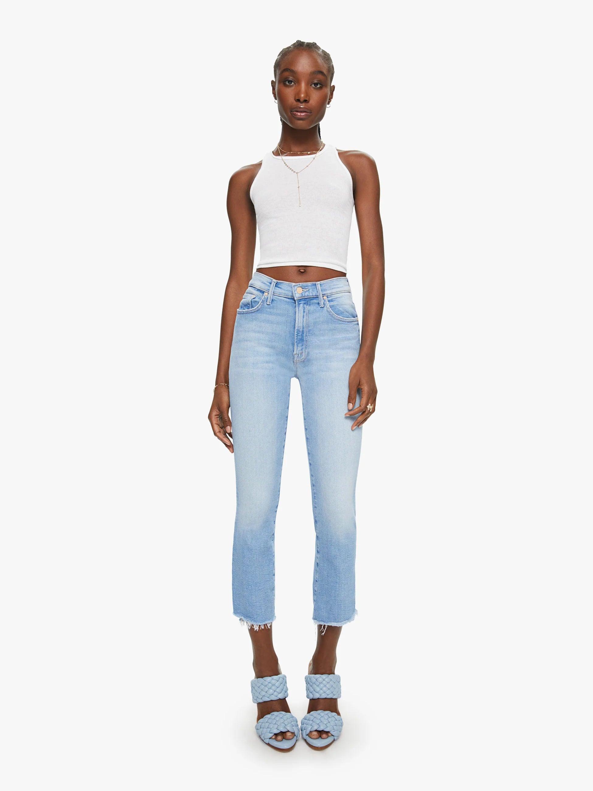The Insider Crop Step Fray – Hemline Sandestin